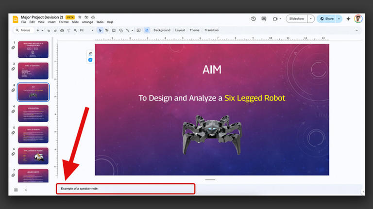 How To Add (And Print) Speaker Notes In Google Slides