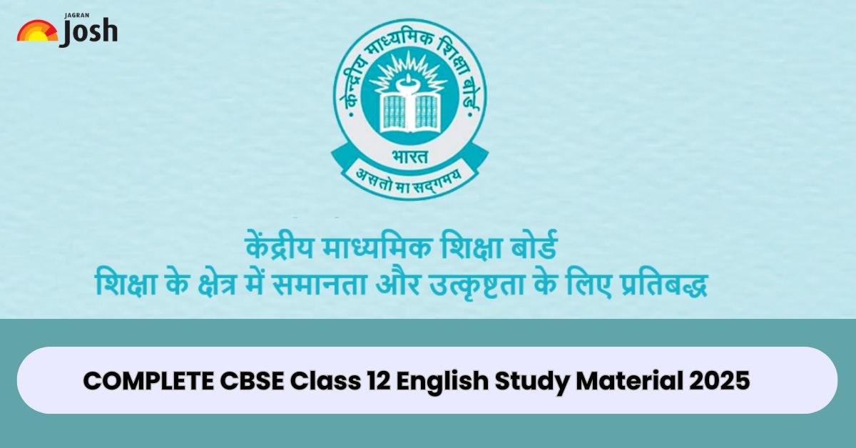 COMPLETE CBSE Class 12 English Study Material 2025 to Boost Board Exam ...