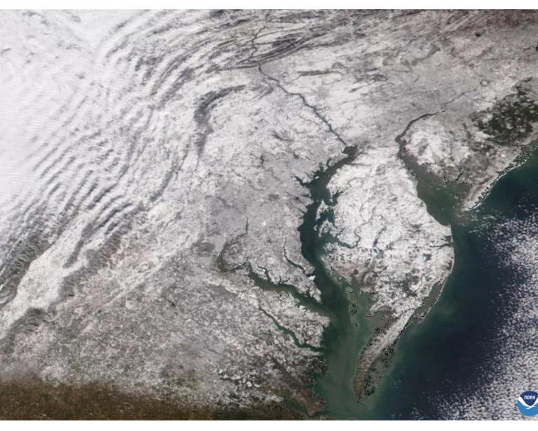 Satellite Images Show Polar Vortex Bringing Icy Chaos to US
