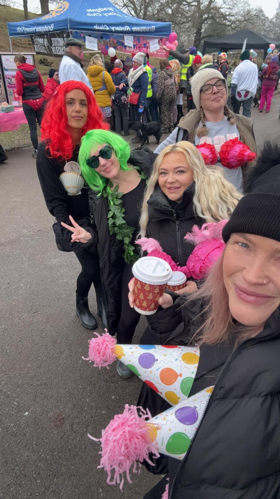 Stripping Down and Stepping Up: Leicestershire Fundraisers Smash Cancer ...