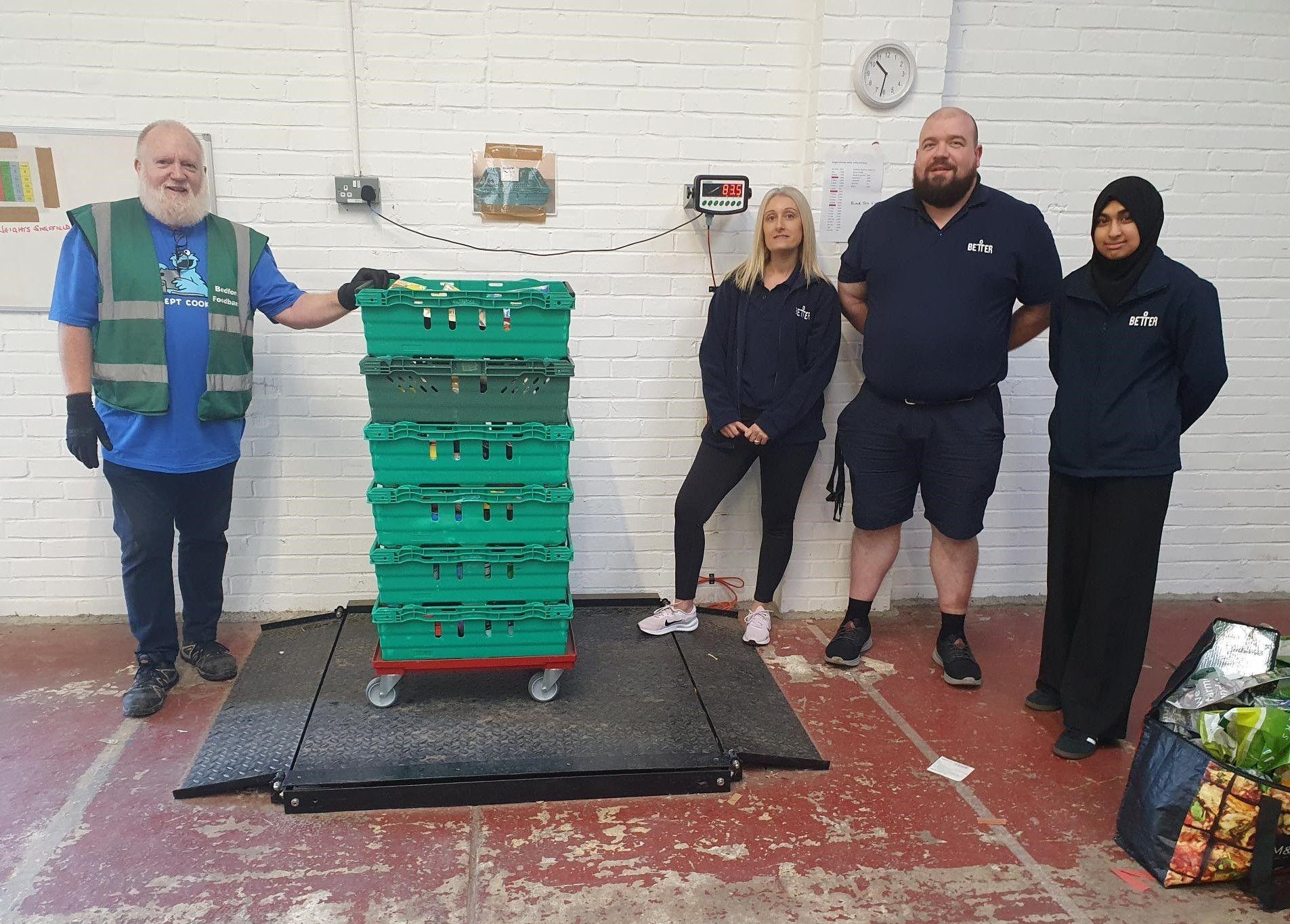 Over 150 people are better off thanks to sports centres’ food bank ...