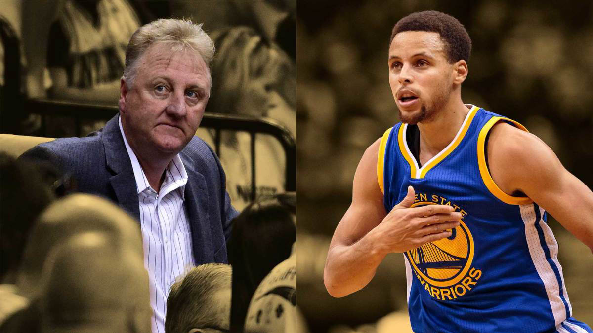 Larry Bird wasn't convinced Stephen Curry is the greatest shooter ever ... Larry Bird wasn't convinced Stephen Curry is the greatest shooter ever ...