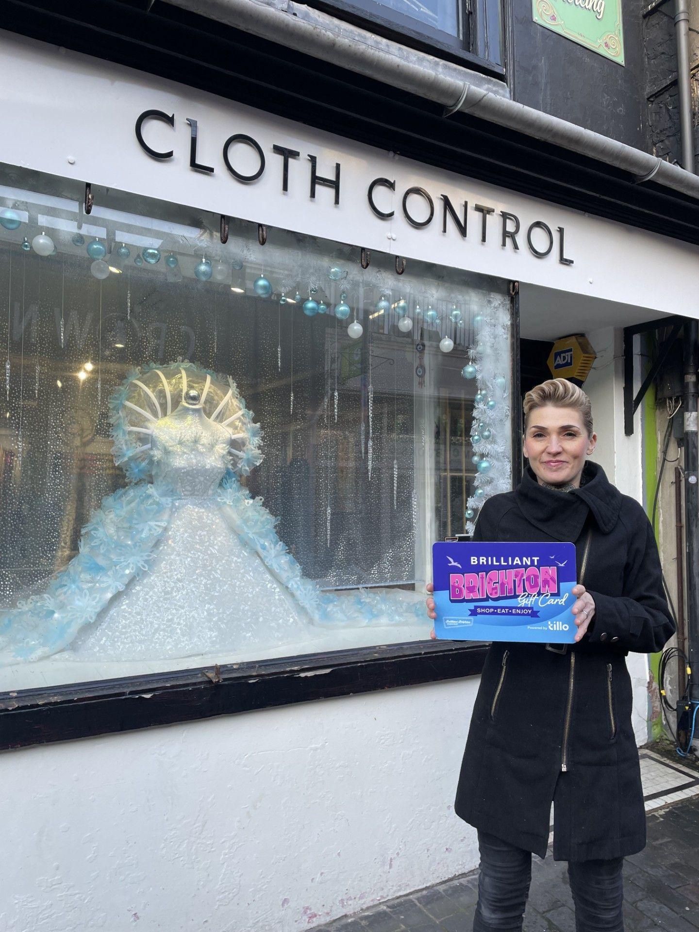 Cloth Control crowned winner of Brilliant Brighton’s festive window ...