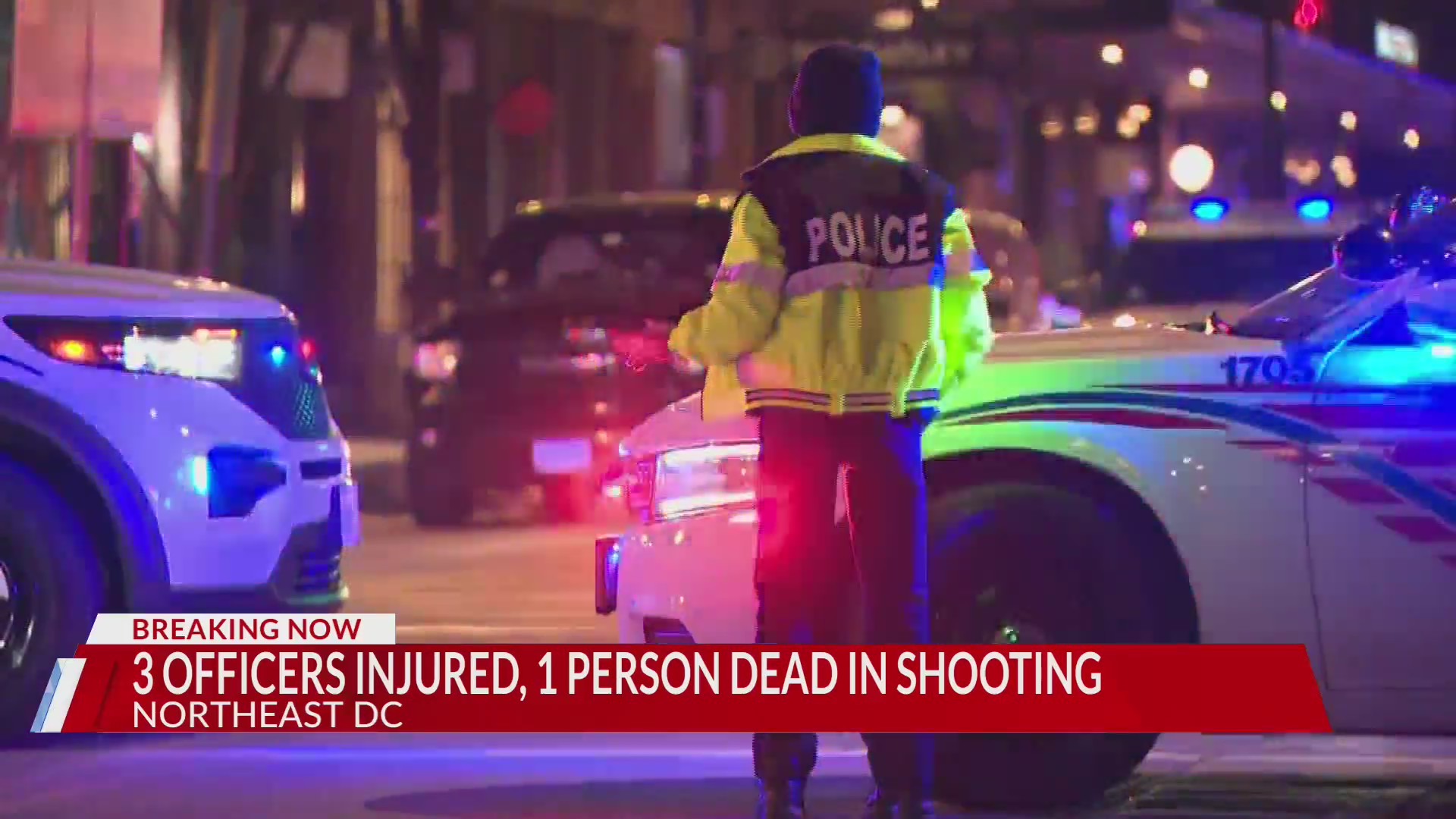 MPD: Three officers injured in Northeast DC shooting, suspect dead