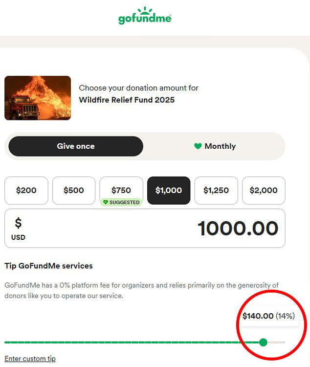 How GoFundMe skimmed wildfire donations