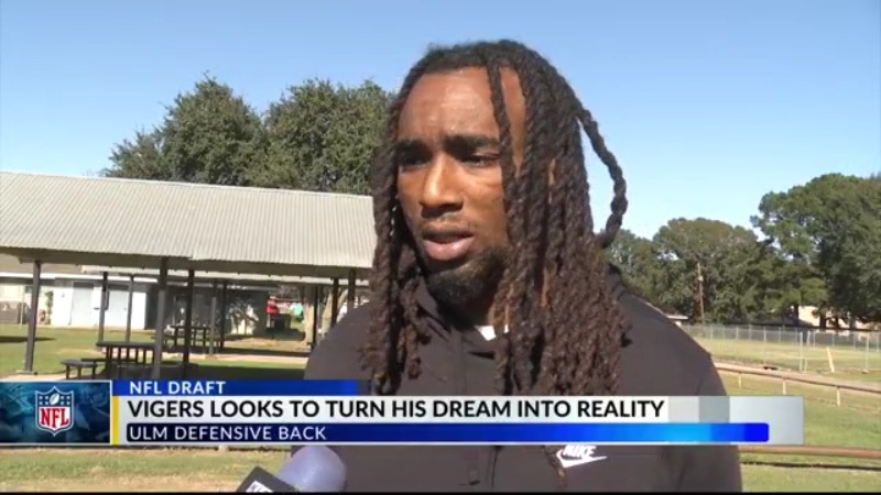 ULM football player Car’lin Vigers to enter 2025 NFL draft