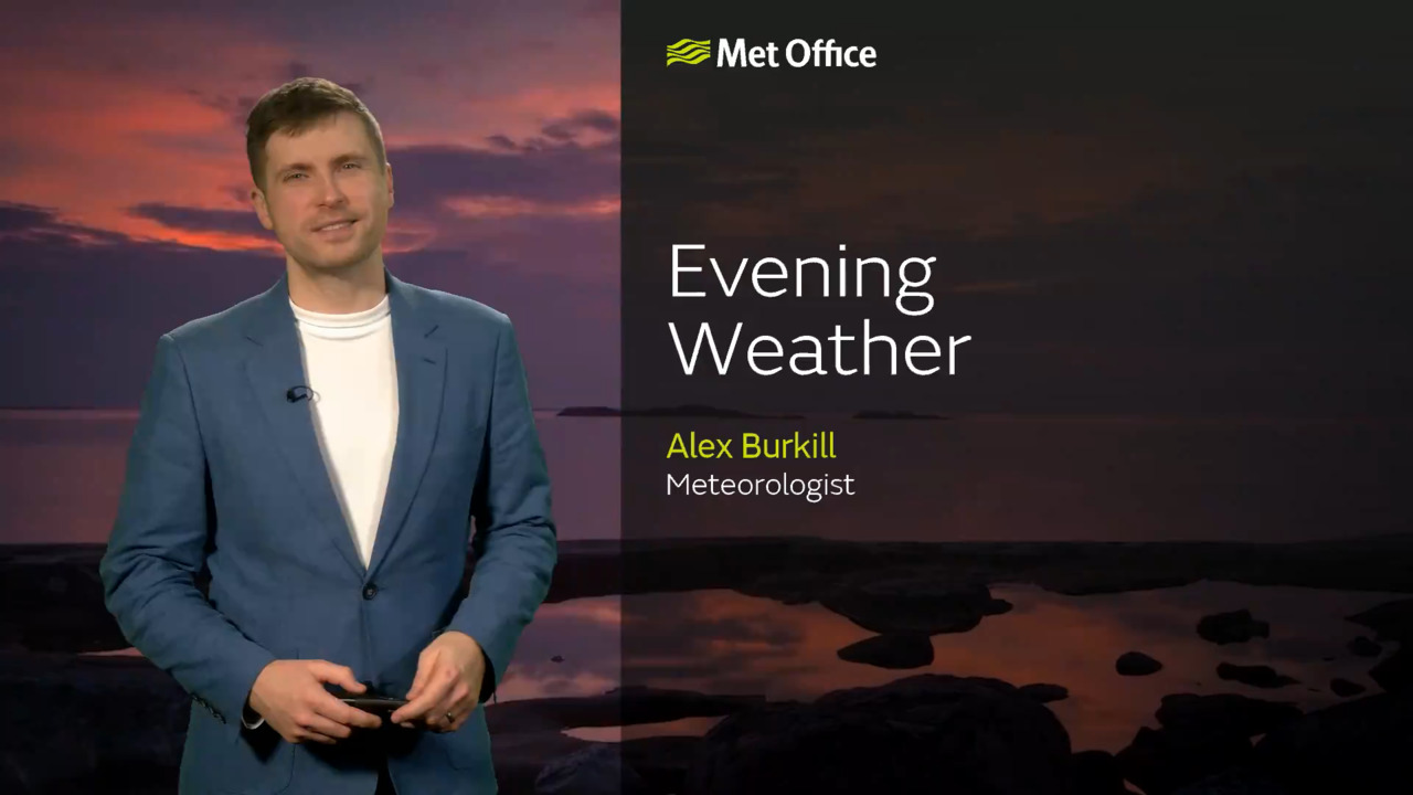 Met Office Monday evening weather forecast 13/01/2025