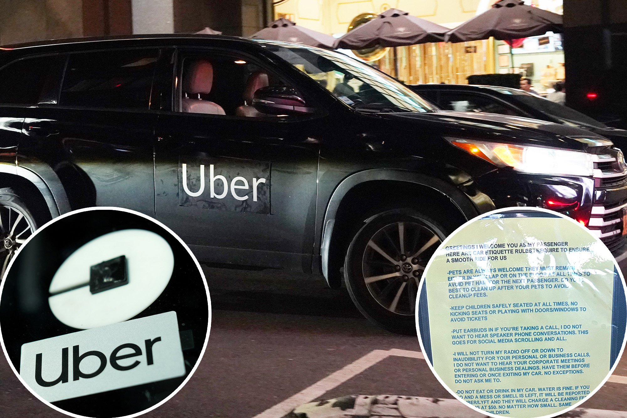 Uber driver’s list of passenger rules shocks readers — are they ‘common ...
