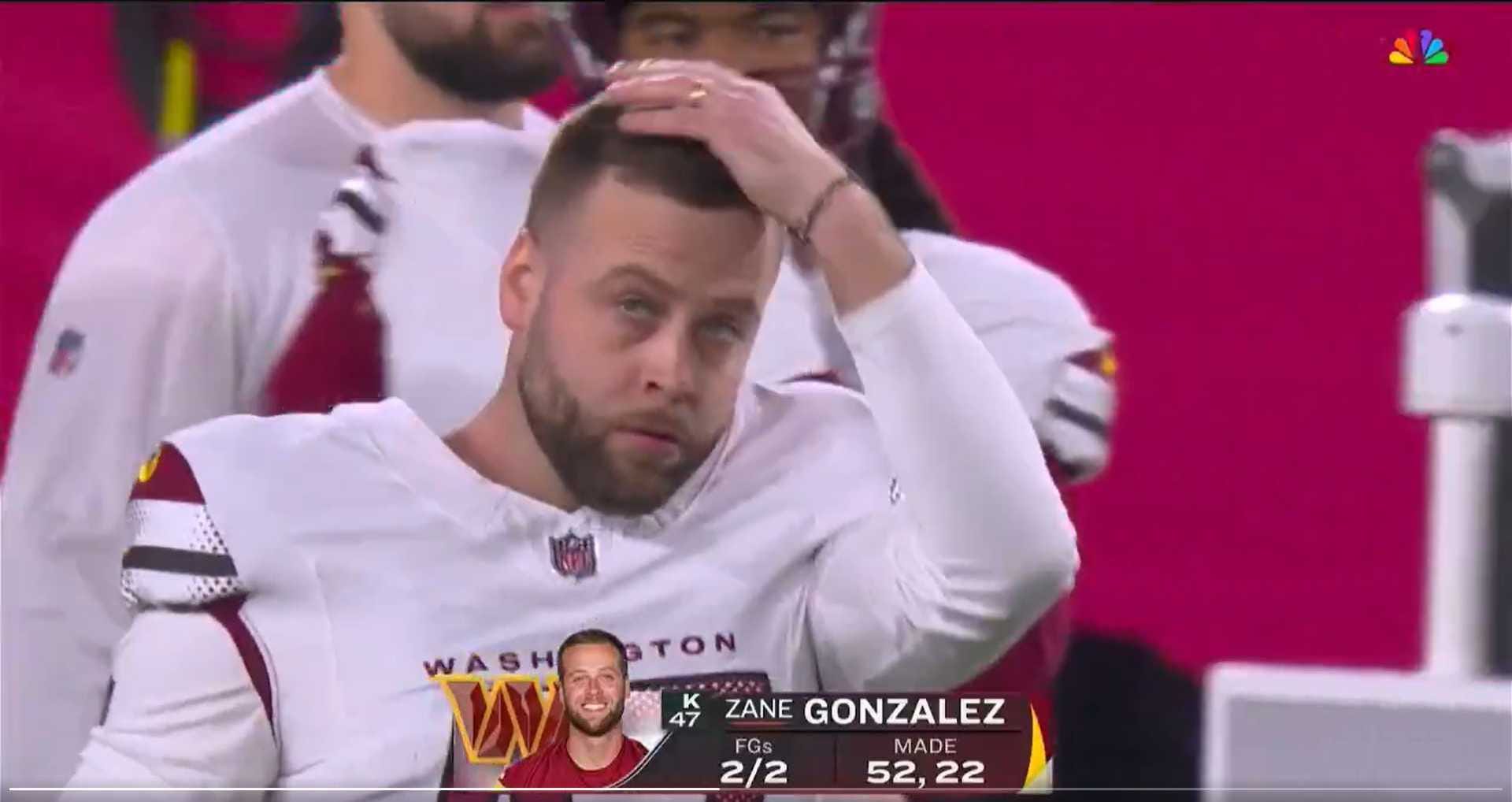 The real reason why Zane Gonzalez adjusted his hair so much before his ...