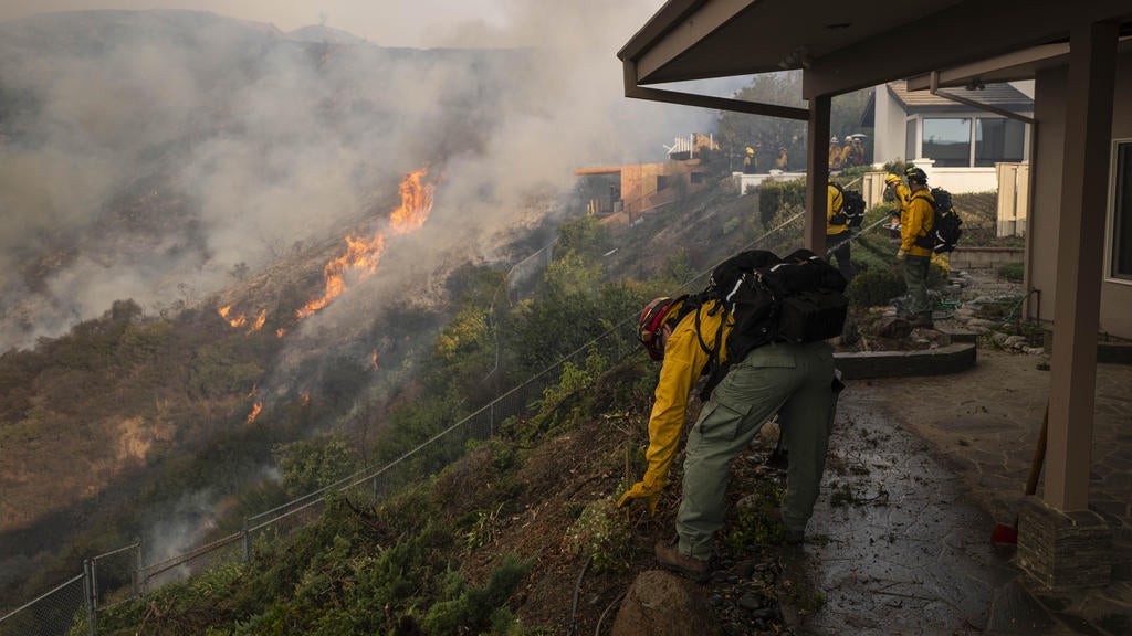 Fire-ravaged Los Angeles area braces for more high winds as ...