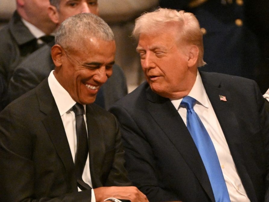 'I KNEW YOU'D WIN': Trump posts spoof of his chat with Obama at Jimmy ...