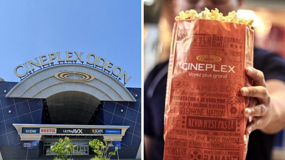 Tu peux avoir du popcorn du Cineplex GRATUIT pendant 3 jours, et oui ...