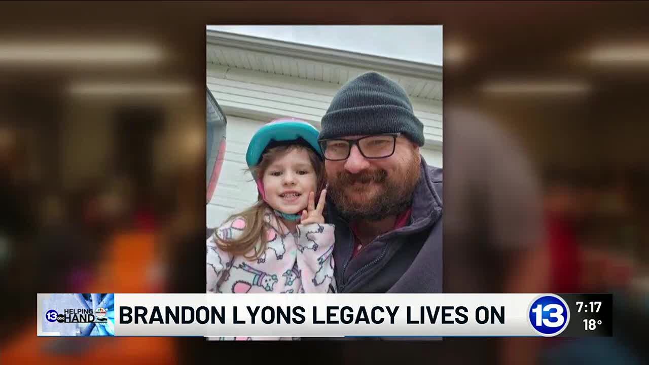 Helping Hand: Brandon Lyons’ legacy lives on