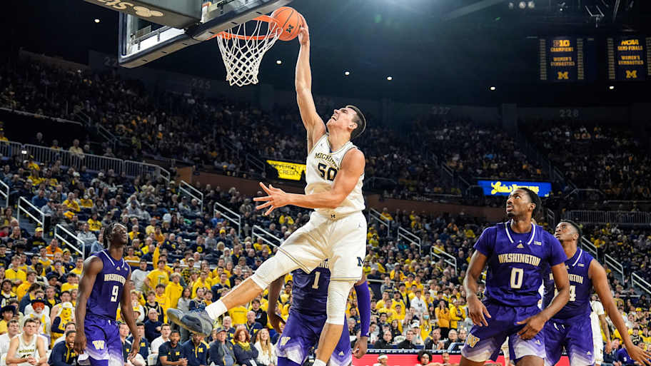 Michigan Basketball: Vlad Goldin earns recognition after dominant week ...