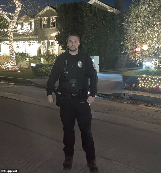 Aussie star's son hailed a hero as he bravely fights LA fires