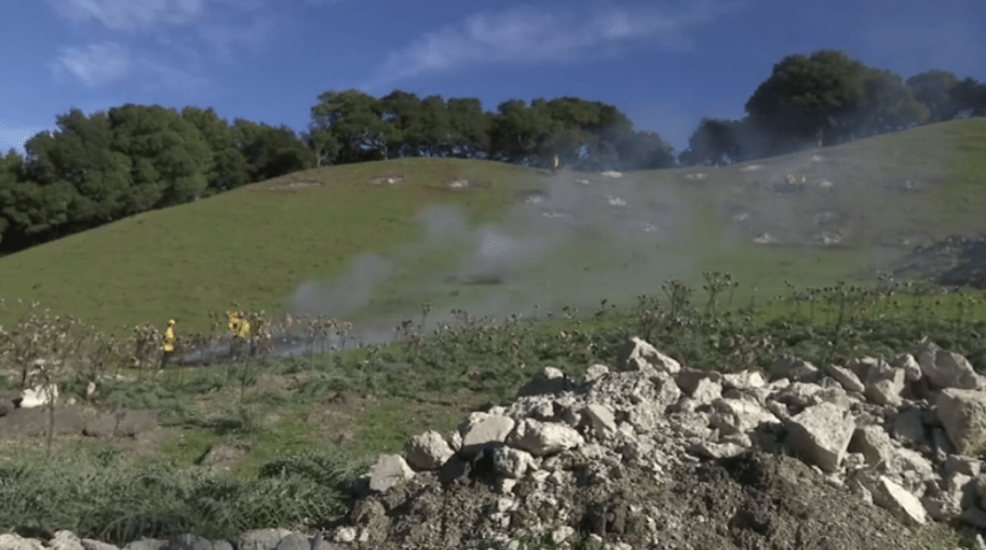 Moraga fire crews take advantage of unusually dry month