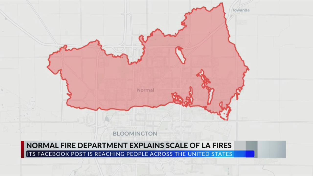 Normal Fire Department explains scale of Los Angeles fires