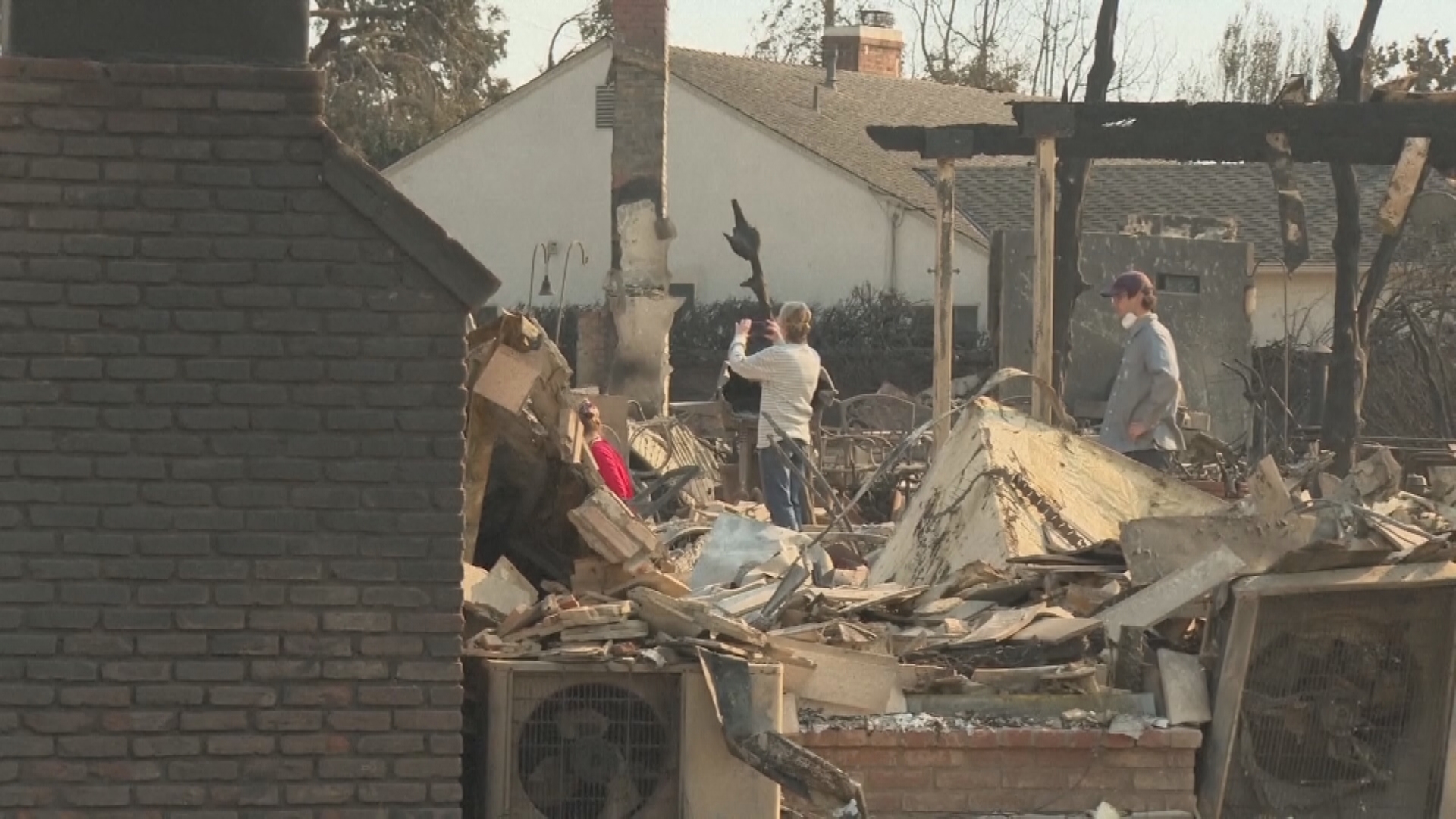Pacific Palisades residents confront utter destruction