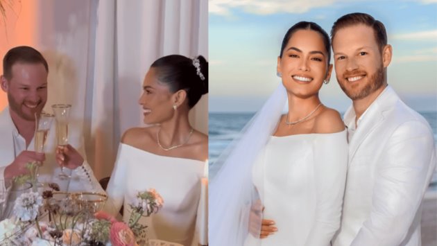 Andrea Meza y Ryan Proctor unen sus vidas en íntima ceremonia