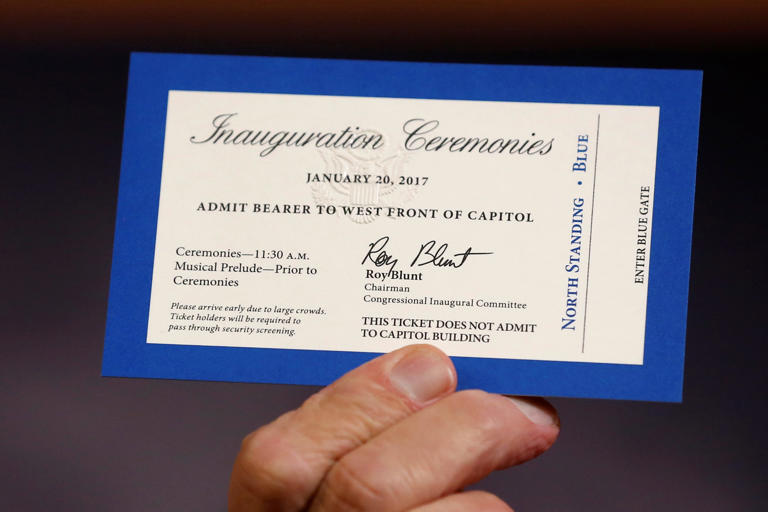 Inauguration tickets distributed this week: What to know about requests ...