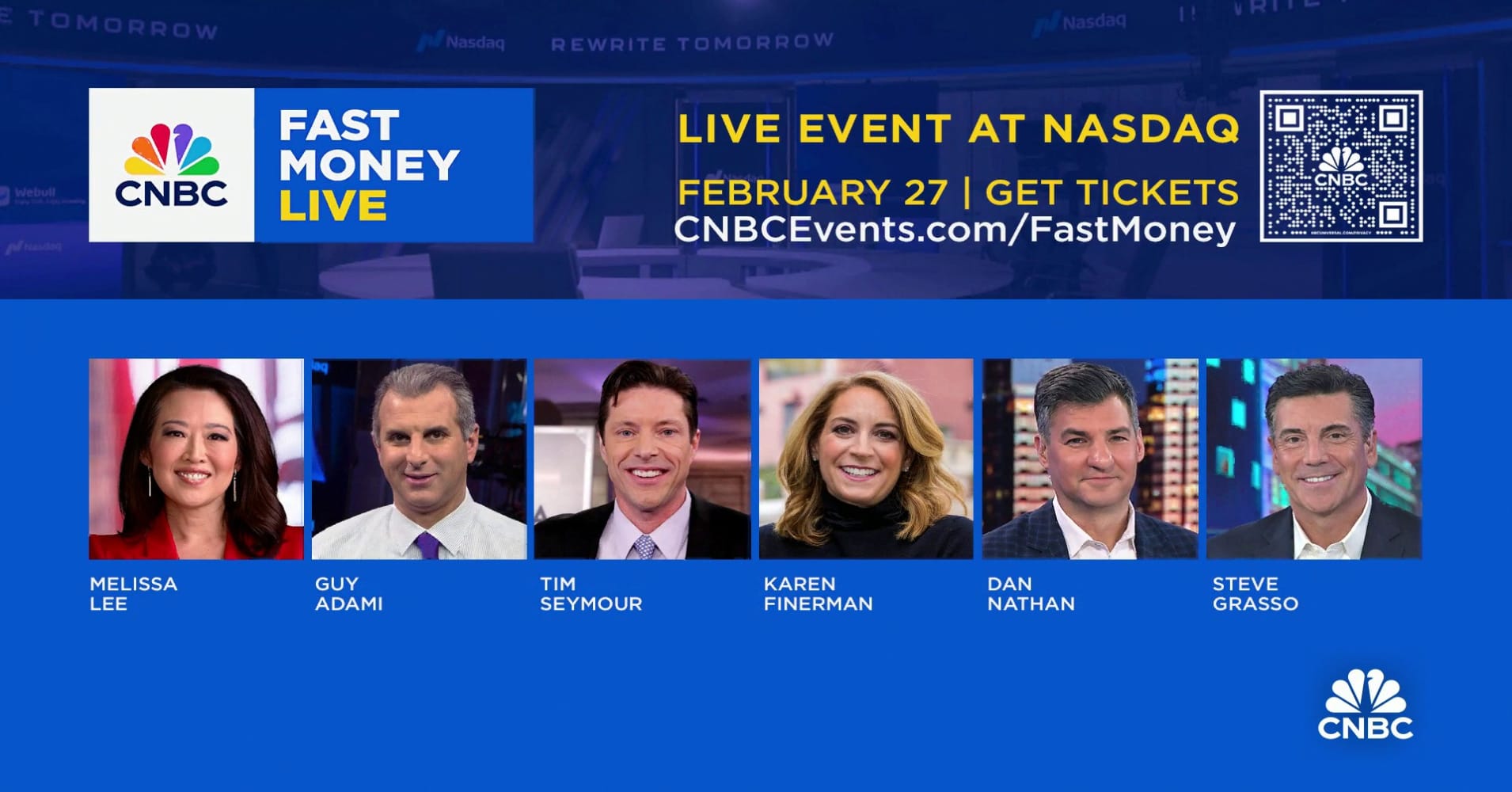 Join 'Fast Money' Live on Feb. 27