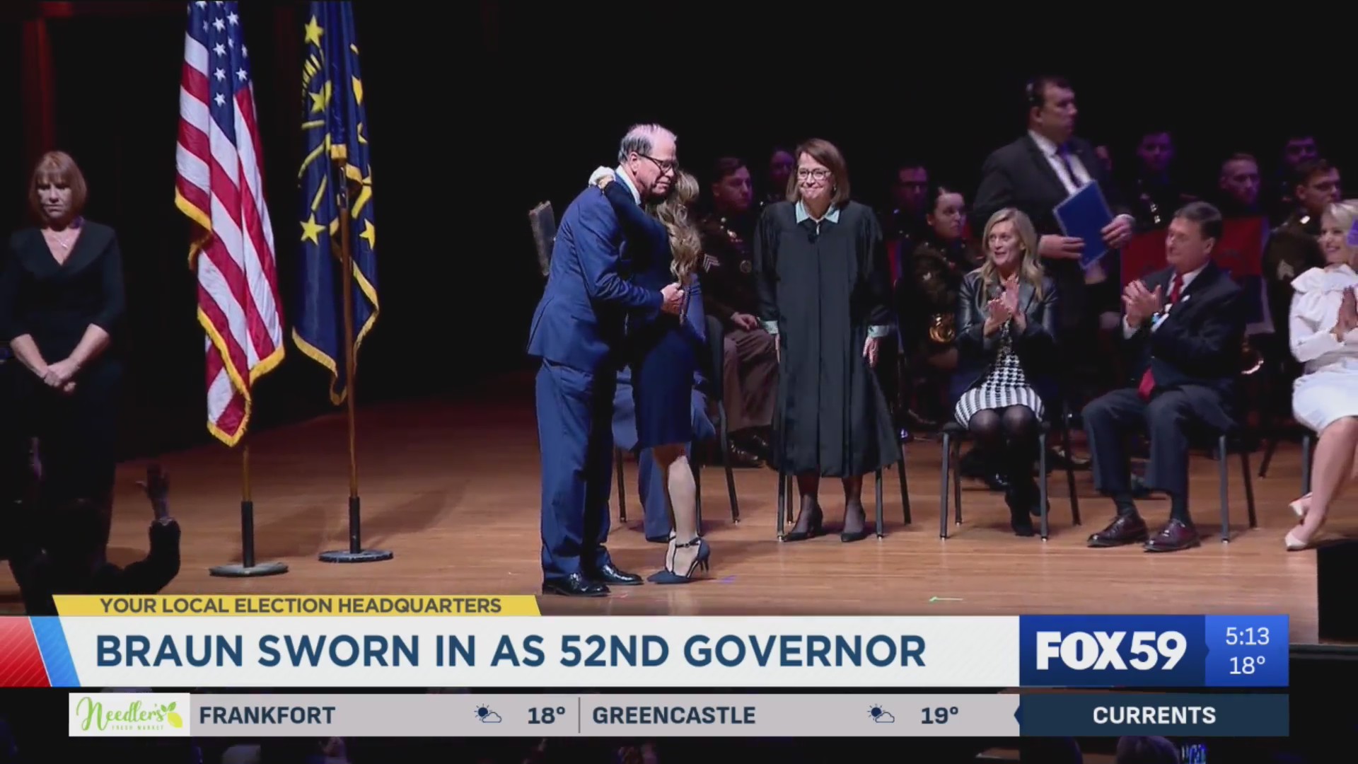 Mike Braun sworn in as Indiana’s 52nd governor