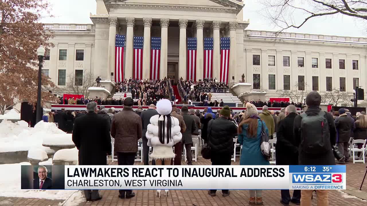 W.Va. lawmakers react to inaugural address W.Va. lawmakers react to inaugural address