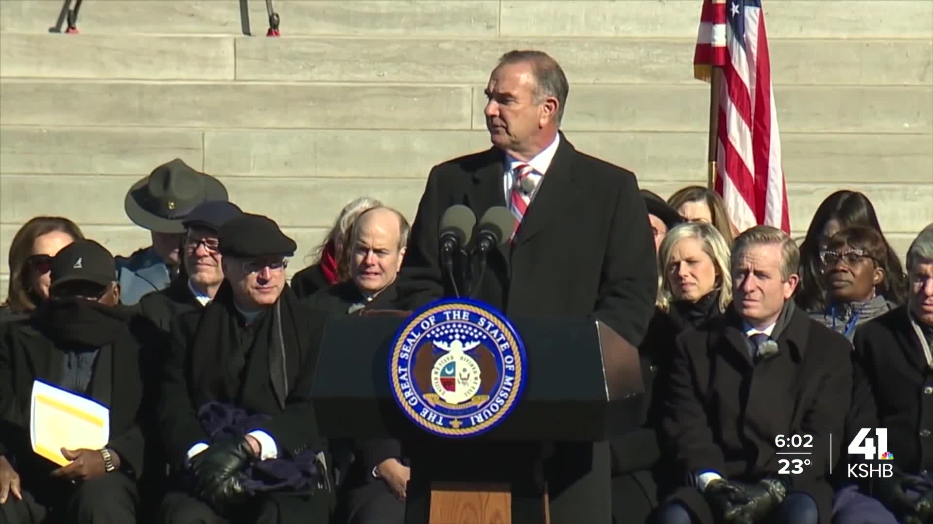 'Relentless Pursuit': Mike Kehoe swears in as Missouri's 58th governor ...