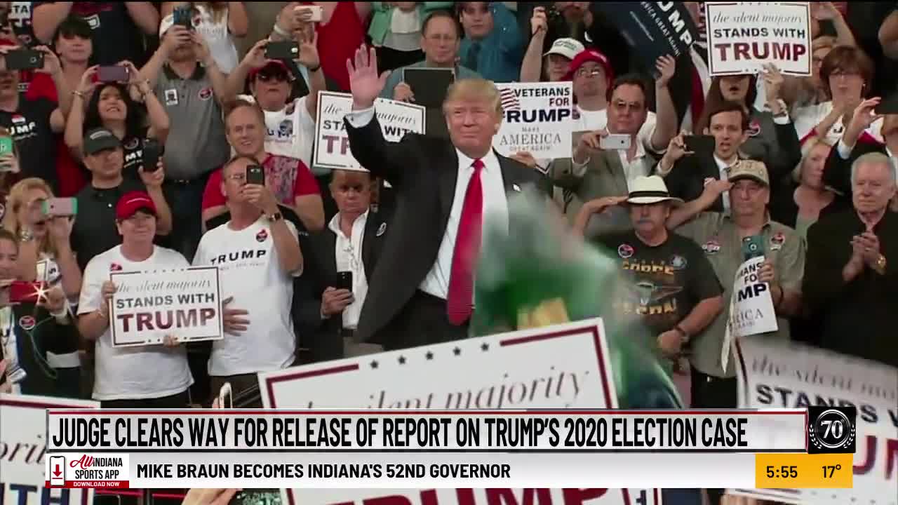 Judge clears way for release of report on Trump's 2020 election interference case
