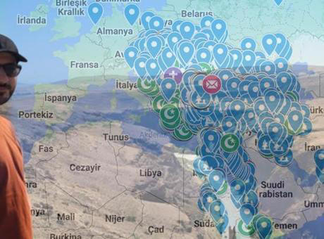 İlk başta hobiydi, artık tüm dünya peşinde! 5 binden fazla yeri Google Haritalar'a ekledi