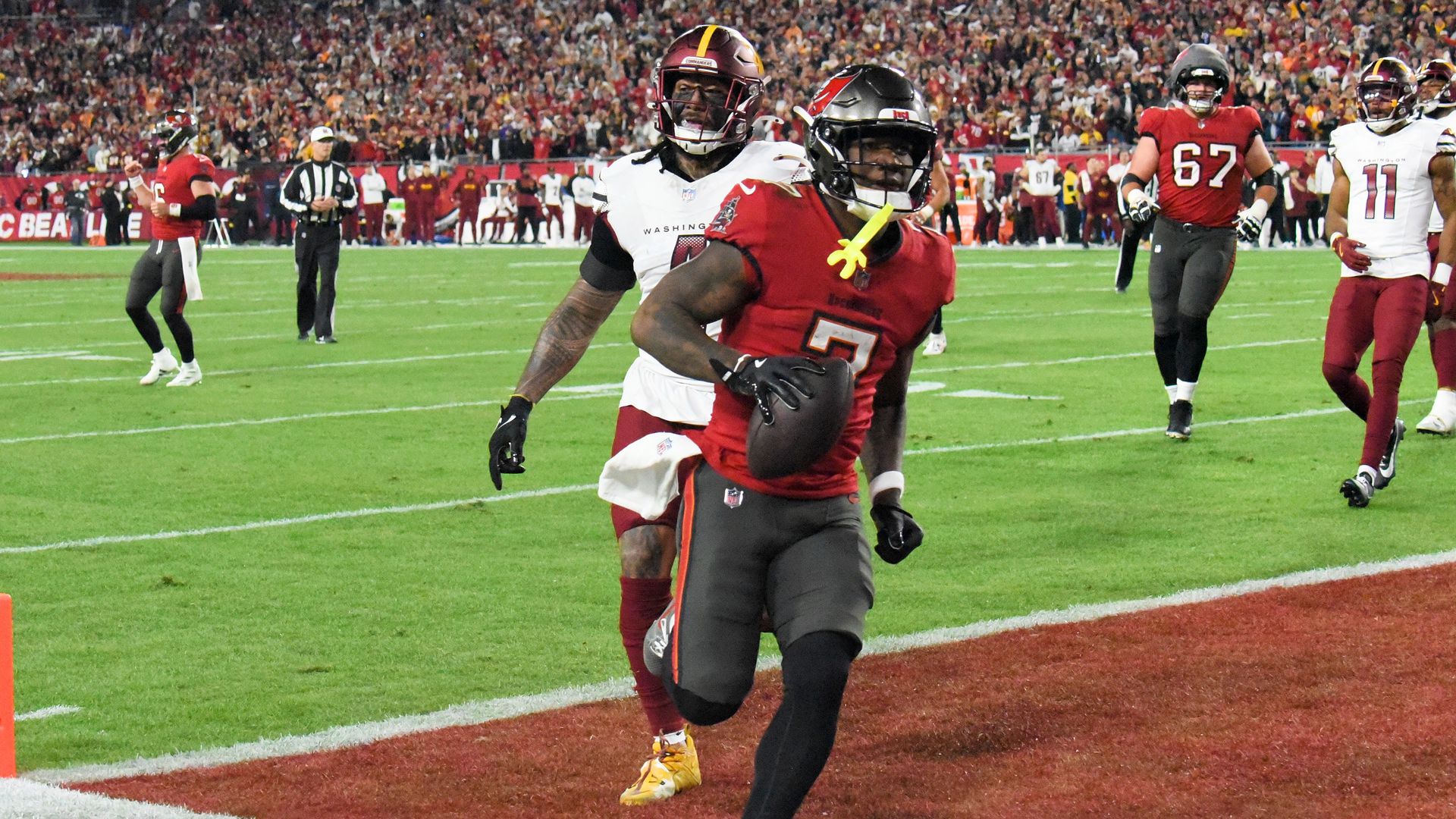 Notes and stats from the Buccaneers 23-20 NFC Wild Card loss to Washington