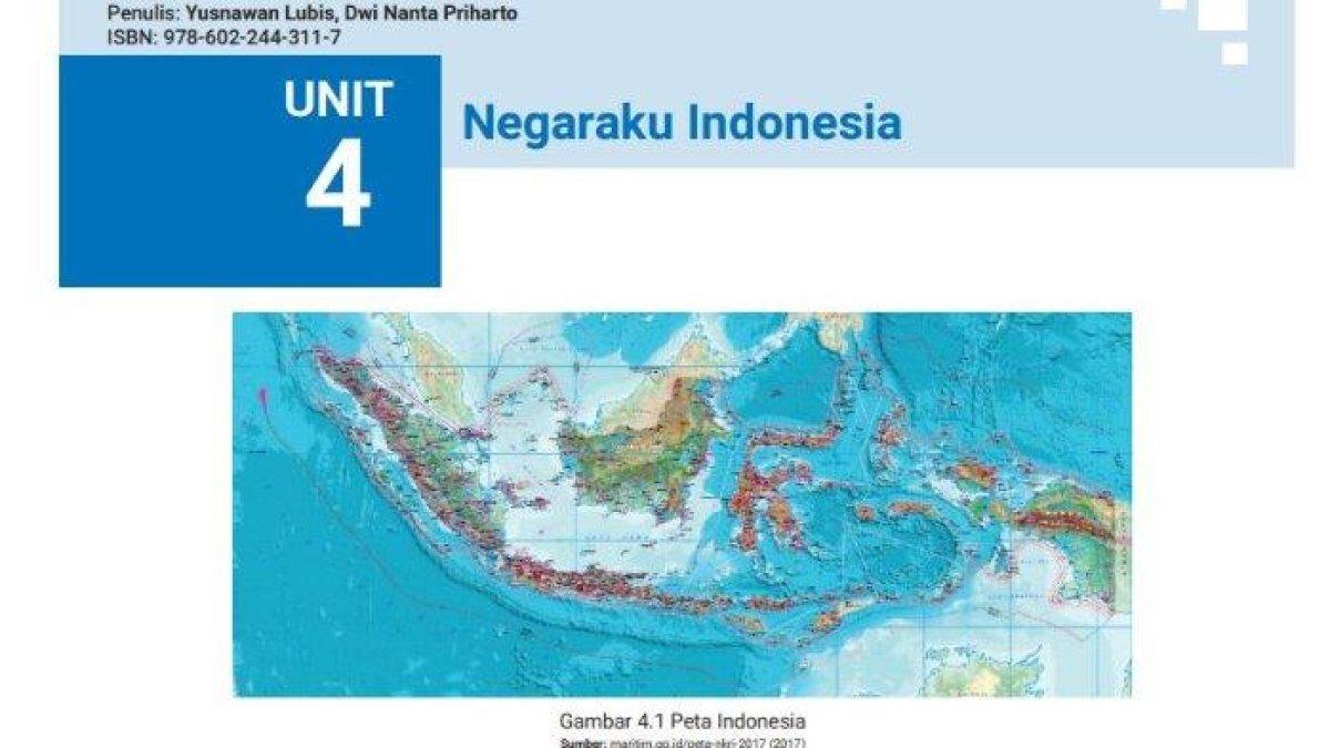 Rangkuman Materi Unit 4 Negaraku Indonesia,PPKN Kelas 4 SD Semester 2 ...