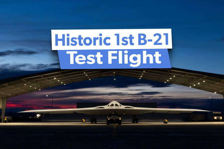 In Pictures: A Look Back At The Historic 1st B-21 Raider Test Flight At ...