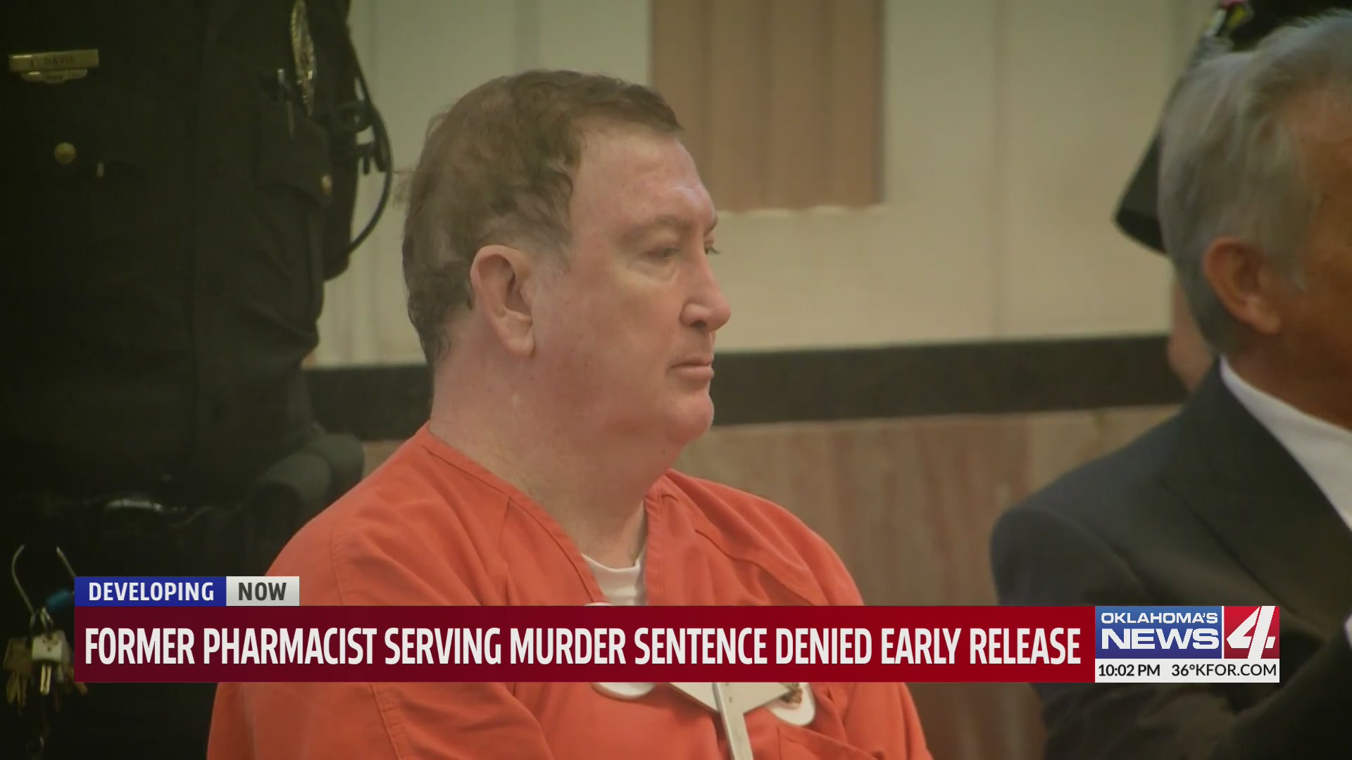 Former pharmacist serving murder sentence denied early release