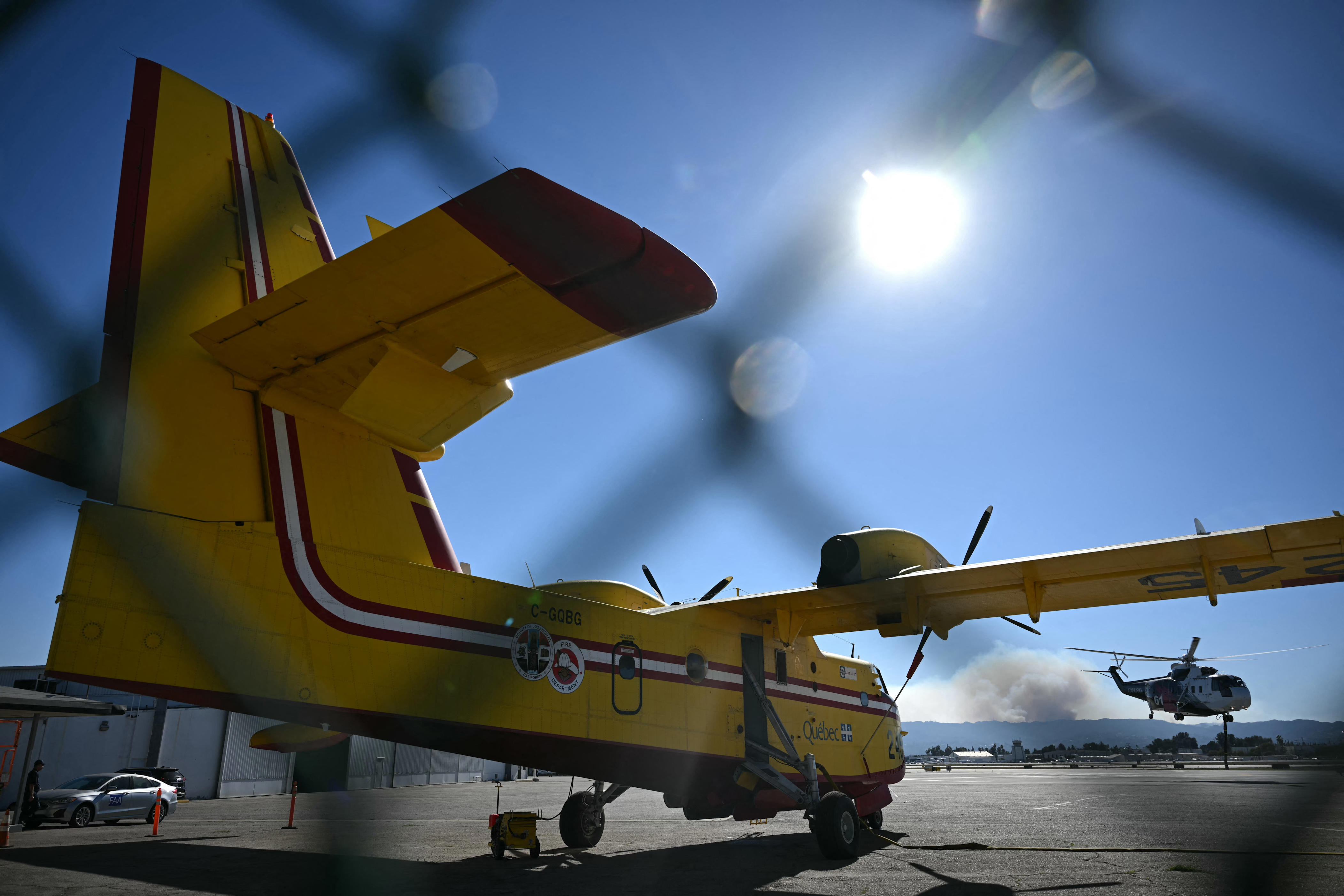 FBI searching for drone operator that grounded aircraft battling ...