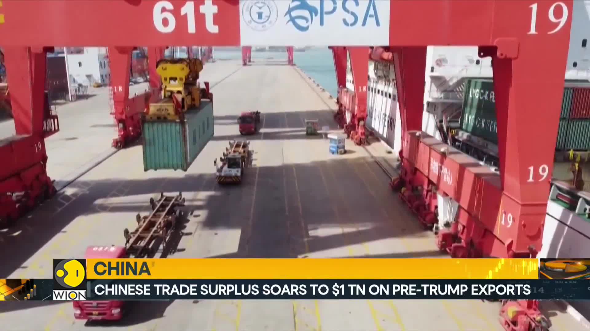 Chinese Trade Surplus Soars To $1 Tn On Pre-trump Exports