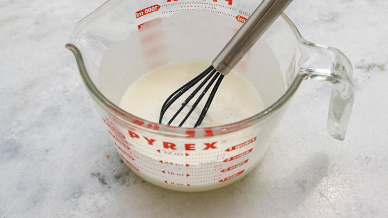 A box of butter cake mix makes it easy to whip up Aunt Faye's pound cake