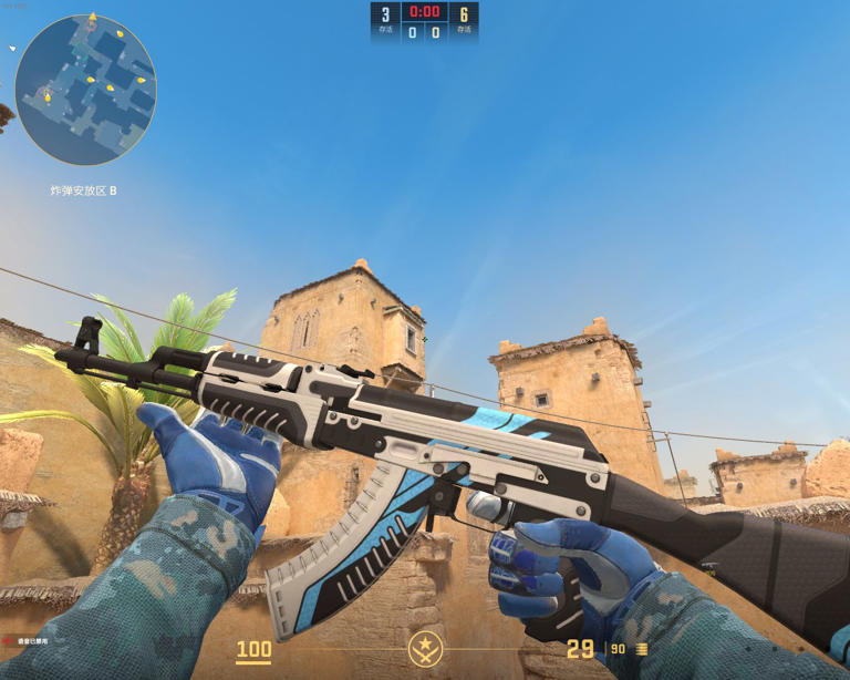 cs2搭配推荐第三期，蓝色系（含投票）