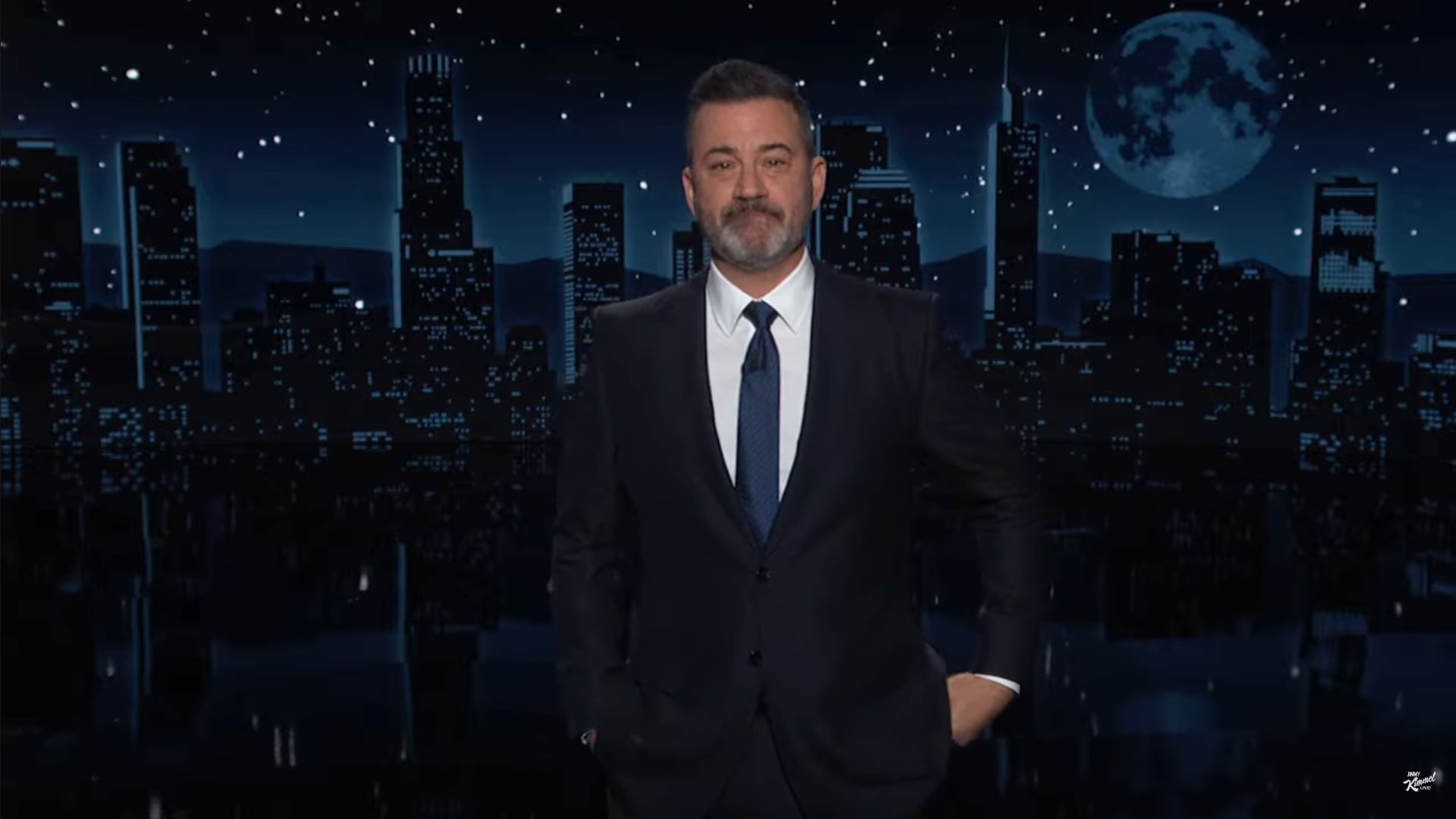 Jimmy Kimmel Fights Back Tears Through First Monologue During L.A. Fires
