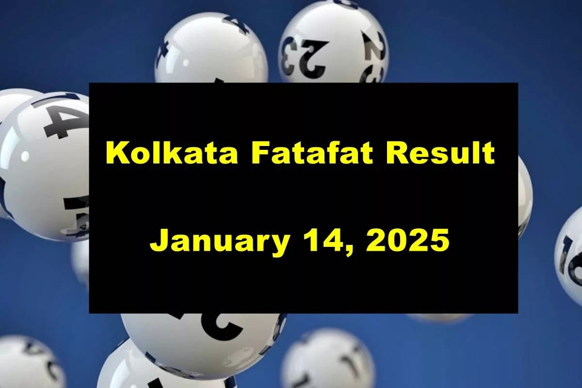 Kolkata Fatafat (Kolkata FF) January 14, 2025 result announced: Check ... Kolkata Fatafat (Kolkata FF) January 14, 2025 result announced: Check ...