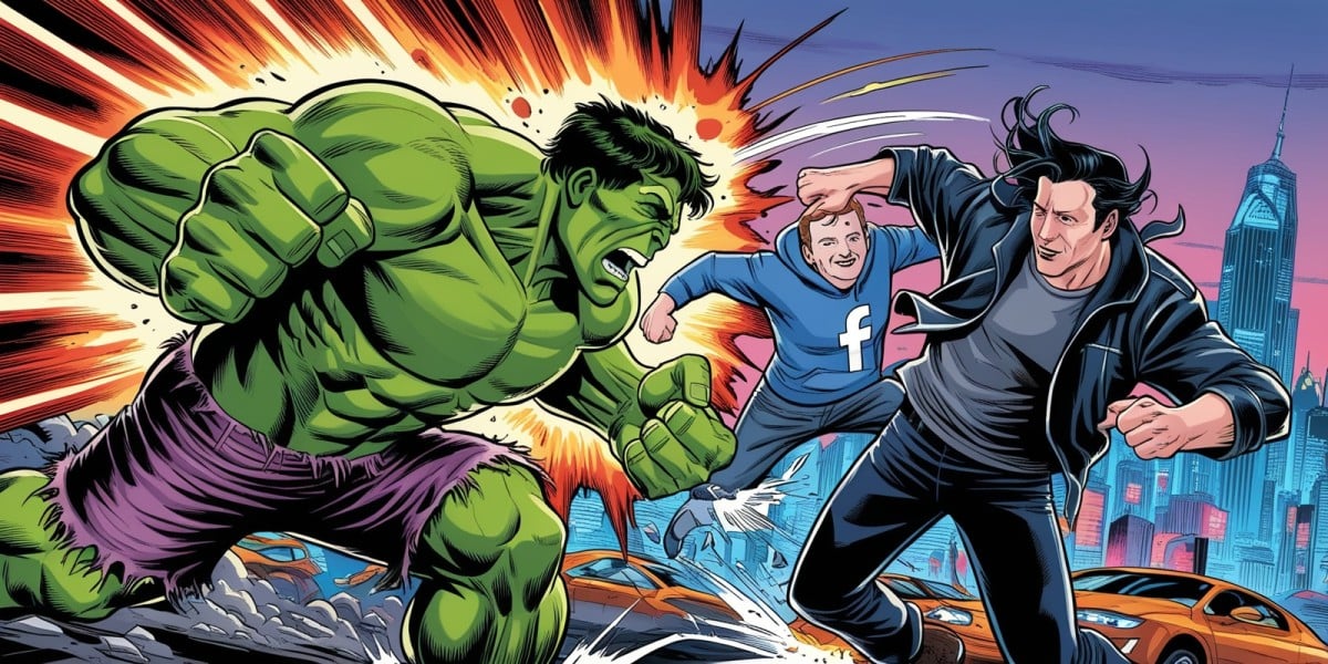 Hulk smash Musk and Zuck! Actor Mark Ruffalo and non-billionaire pals ...