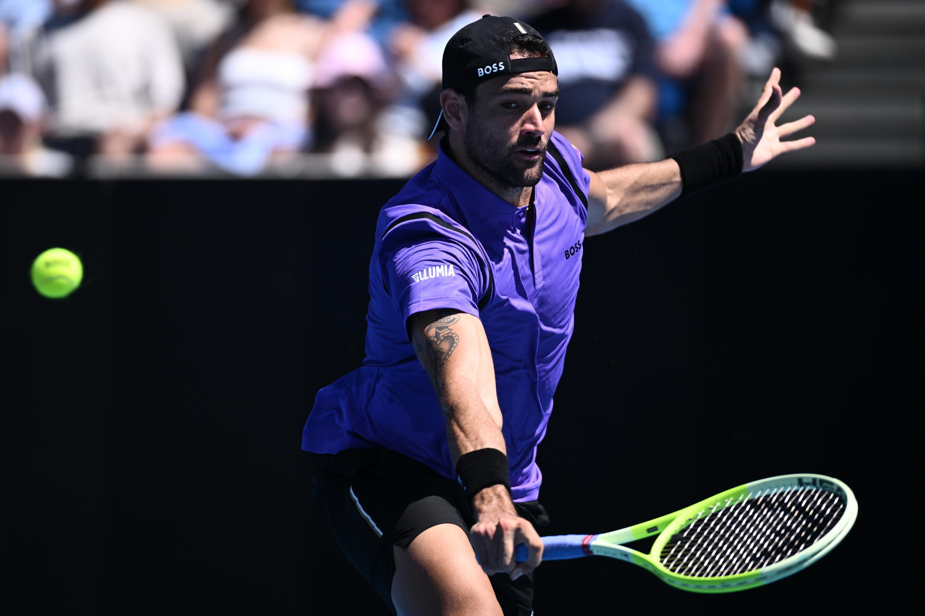 Australian Open: Berrettini beats Norrie to reach 2nd round