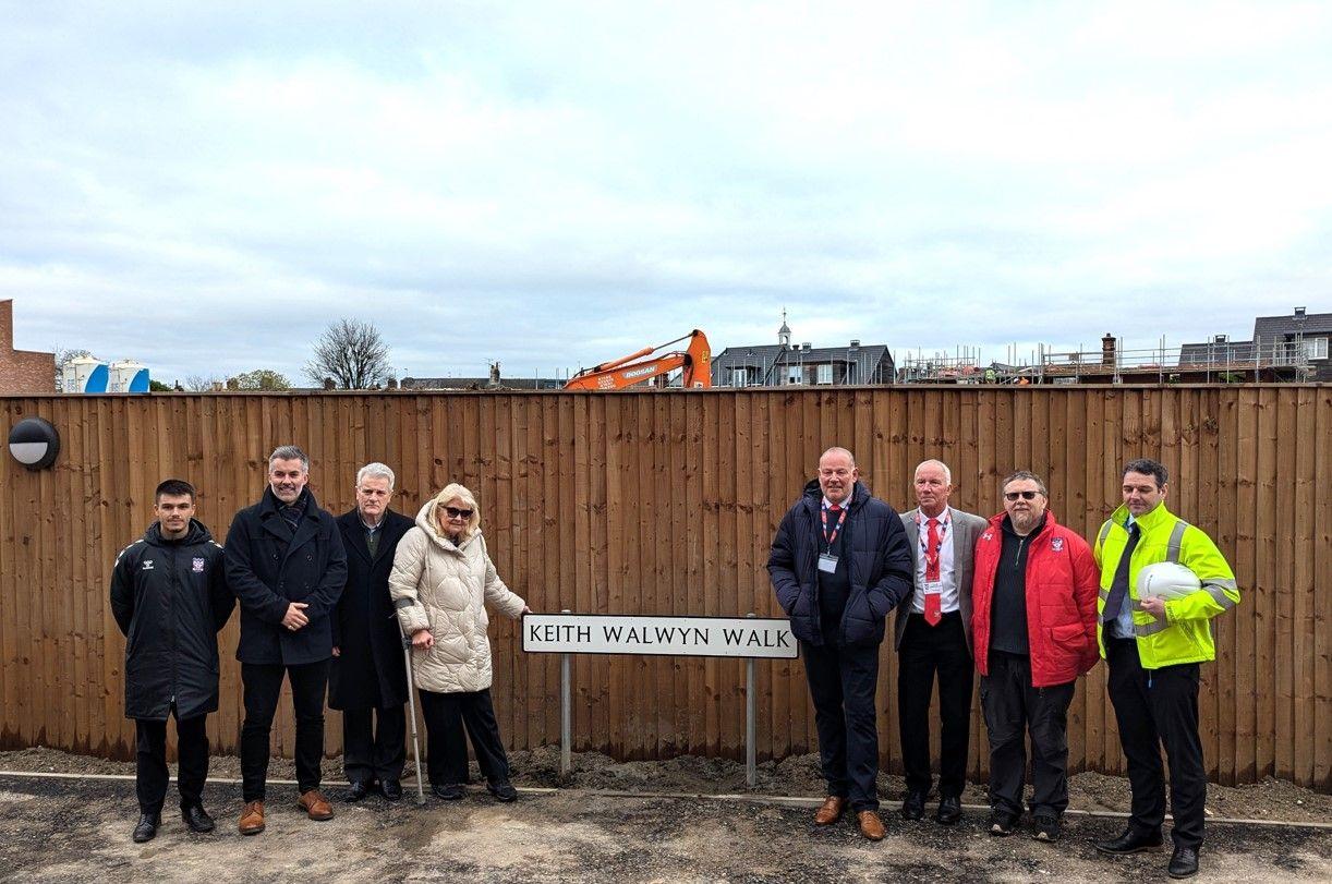 Housebuilder and football club honour former player