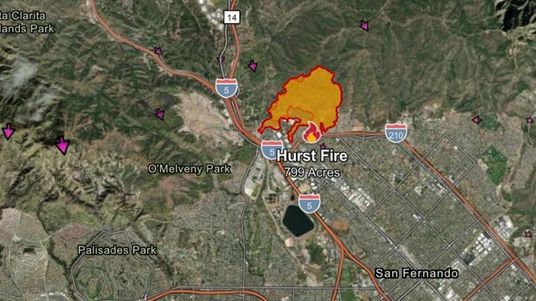 California fires map: Los Angeles evacuation orders, warnings