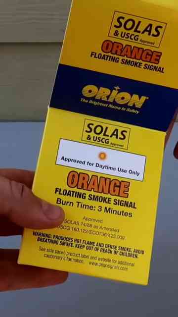 Marine Emergency Smoke Signal