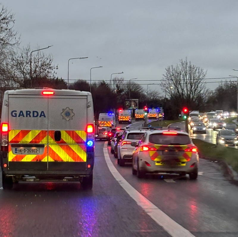 Here is why a massive convoy of garda vehicles raced through morning ...