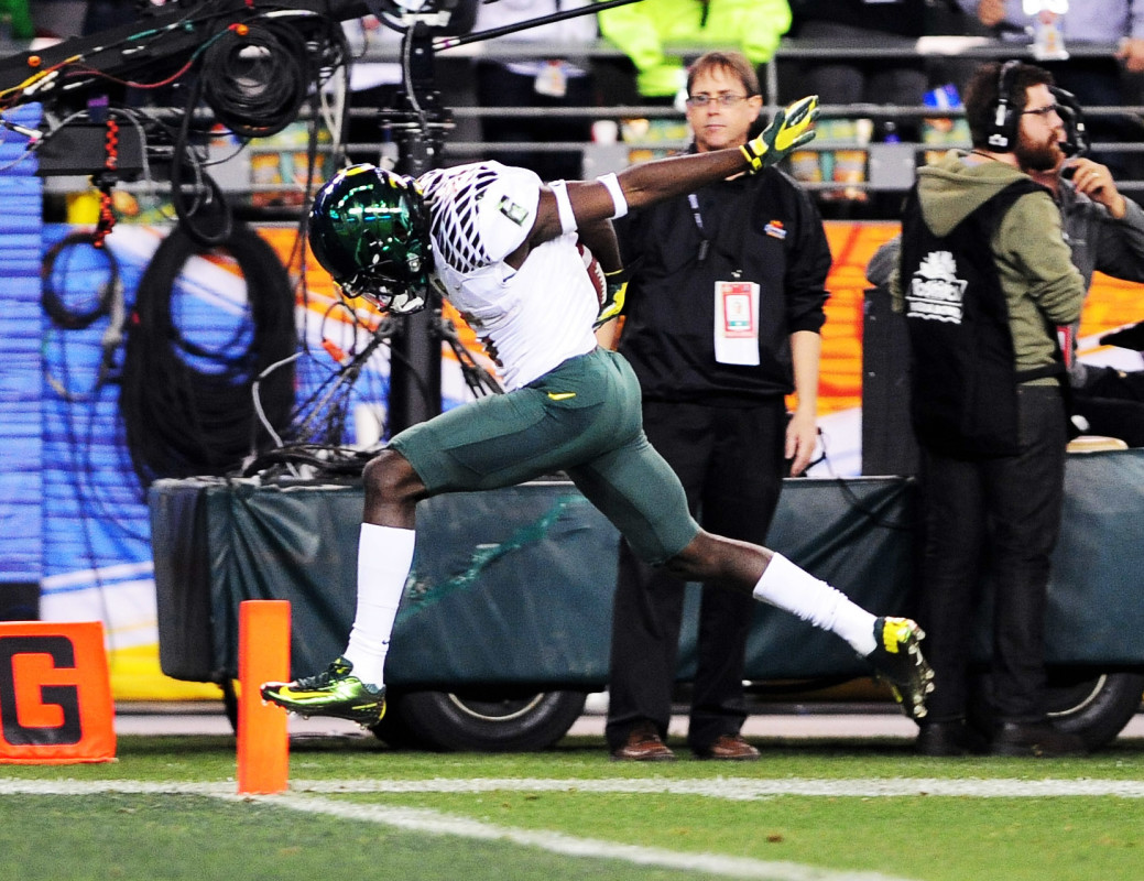 Oregon Duck Freshman Wins Fastest Man Competition at Polynesian Bowl ...