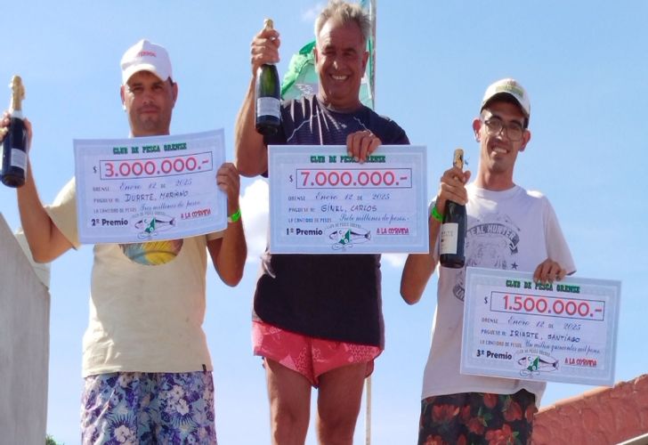 Las corvinas rubias presentes en las 6 horas de pesca en Orense