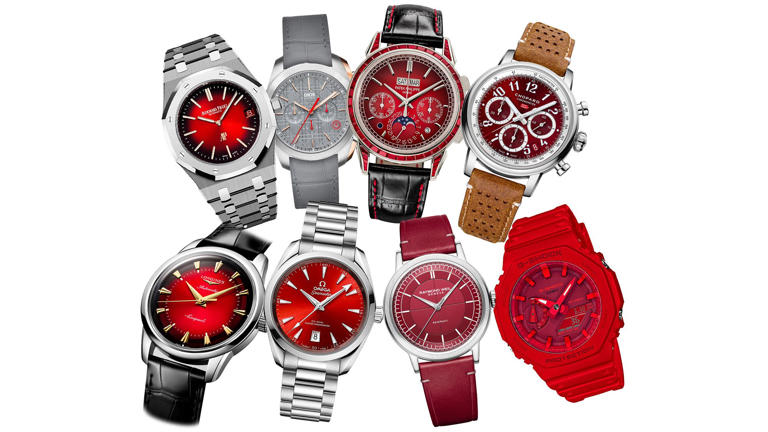 Les 15 plus belles montres rouges pour homme : Omega, Cartier, Patek ...