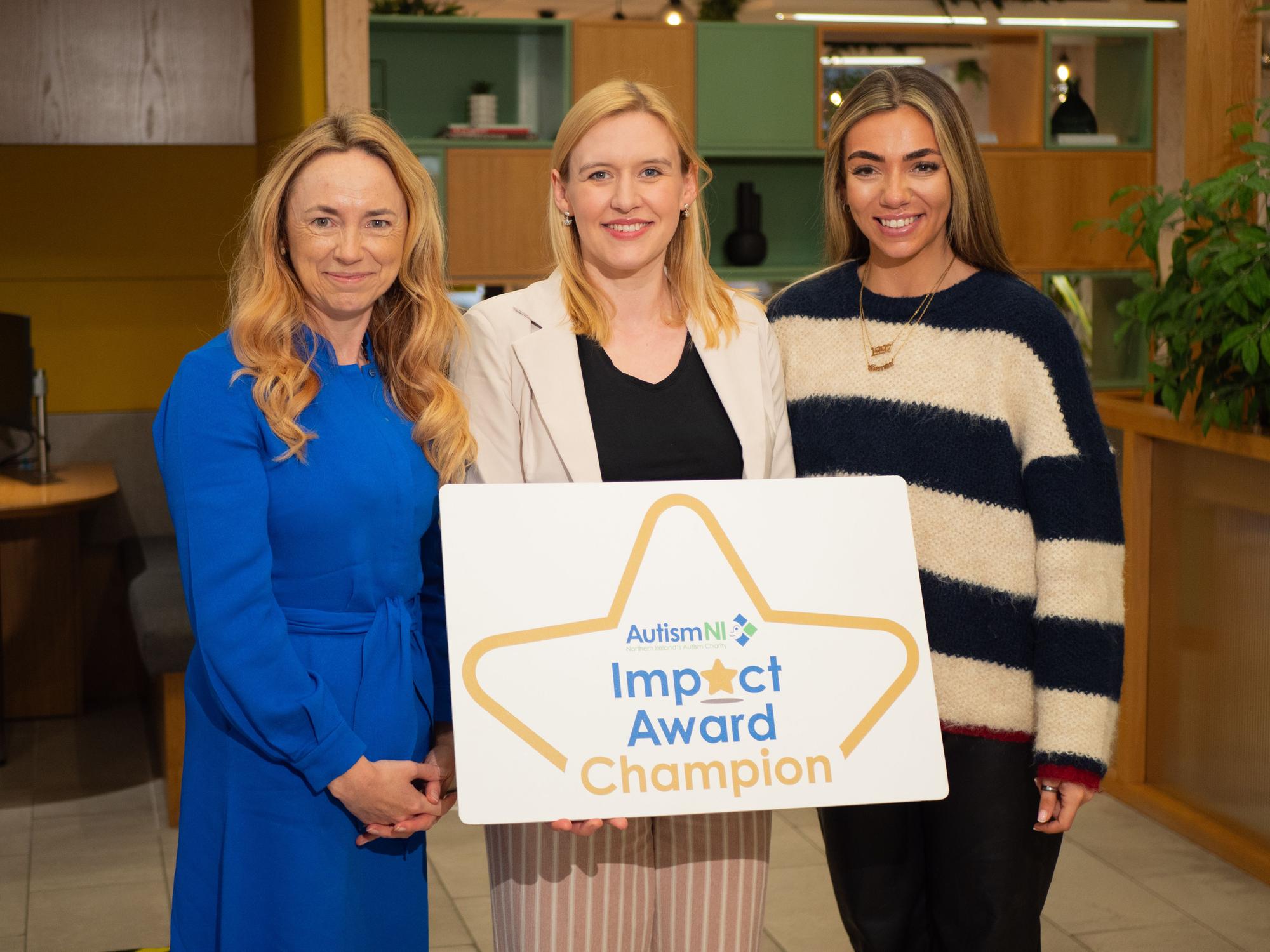 Danske becomes first bank to achieve Autism NI Impact Award